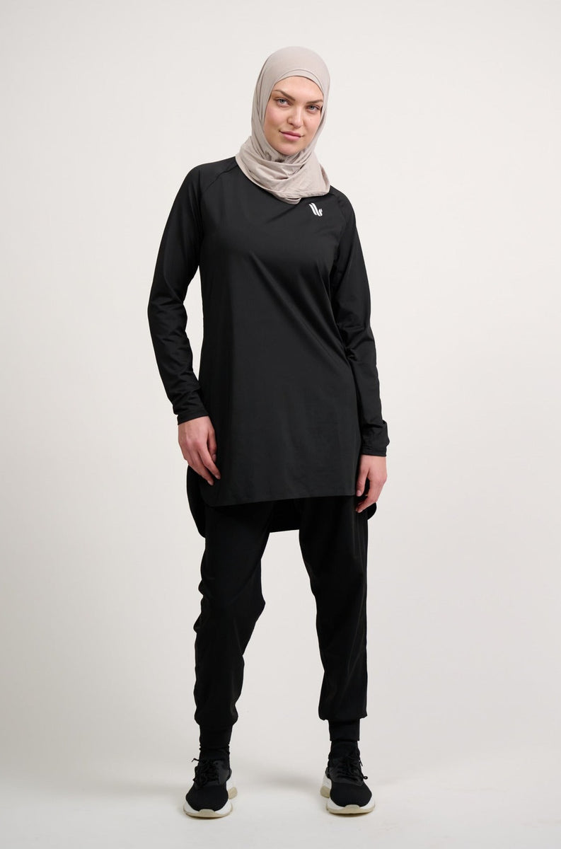 The Staple Modest Sports Dress Black – Dignitii Activewear