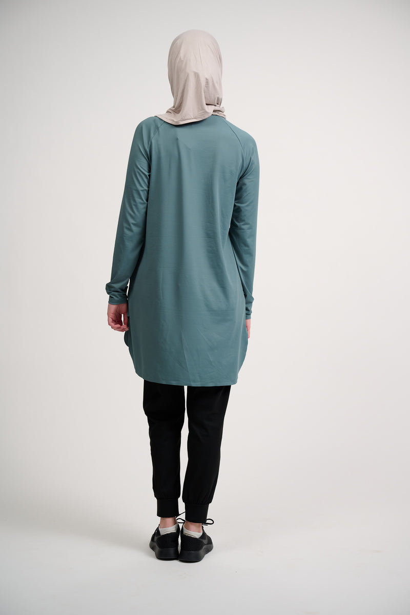 The Staple Modest Sports Dress- Muted Teal – Dignitii Activewear