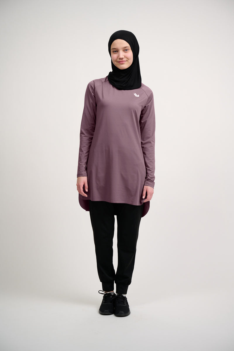The Staple Modest Sports Dress- Lavender Rose – Dignitii Activewear