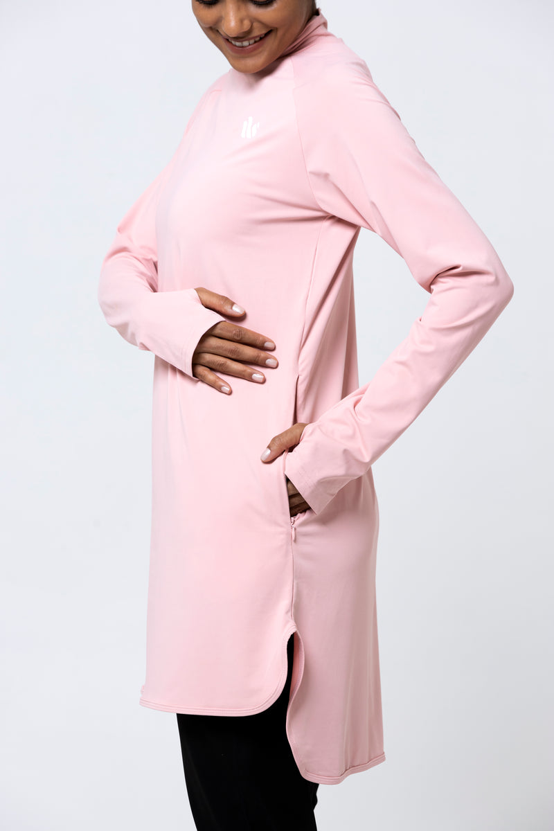 The Staple Modest Sports Dress- Pink – Dignitii Activewear