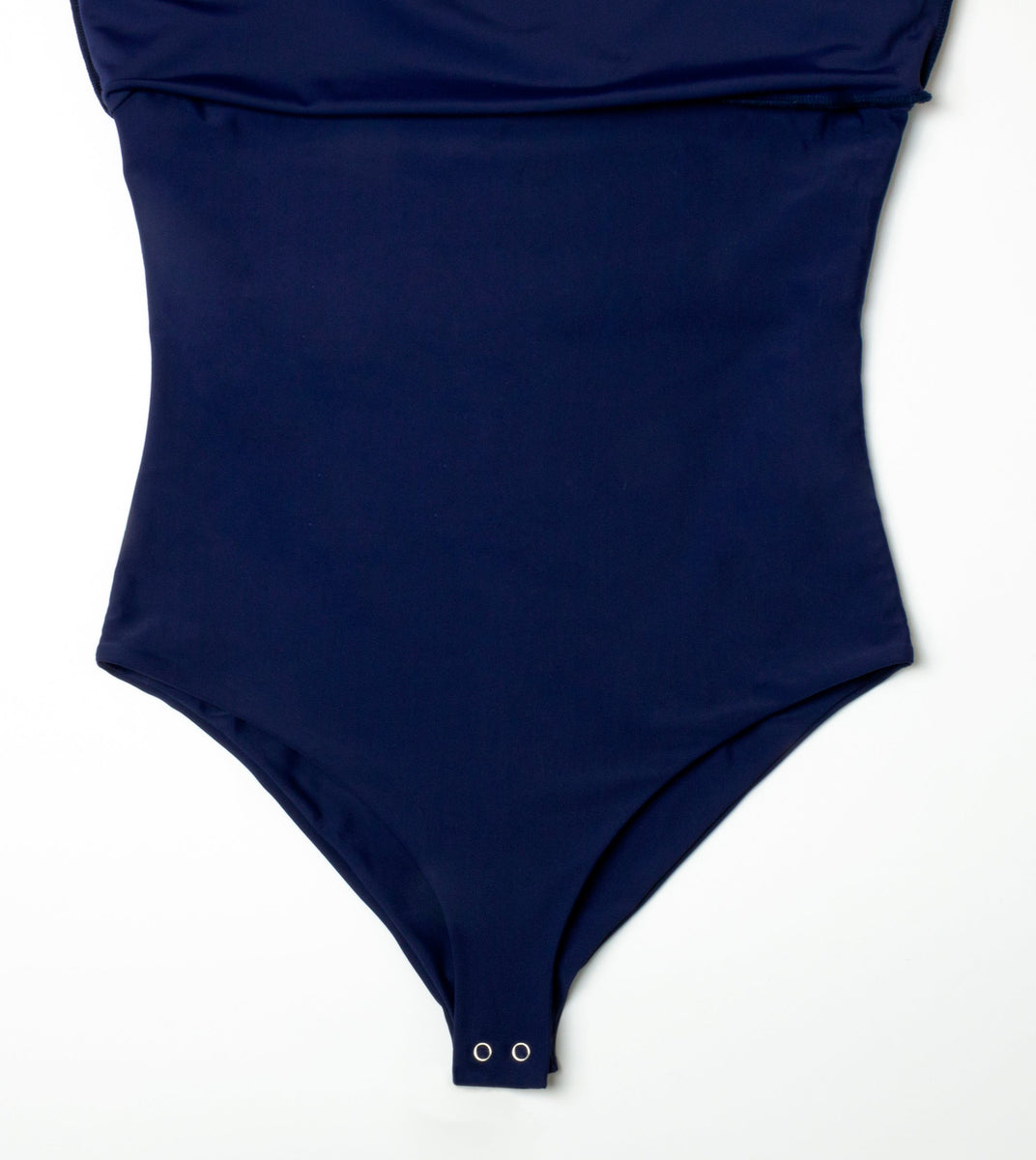 Ruffle Modest Swim Tunic | Best Full Coverage Swimwear Burkini Navy ...