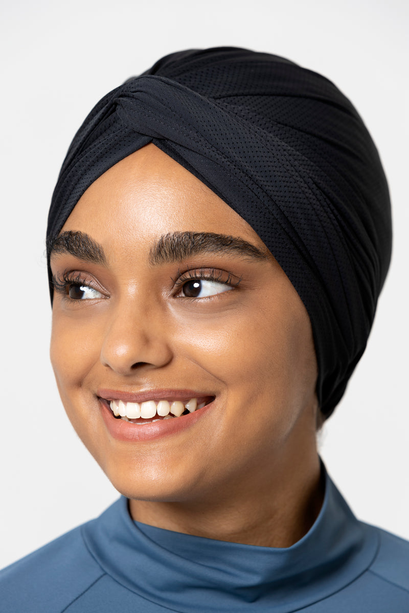 Breeze Sports Turban- Black – Dignitii Activewear