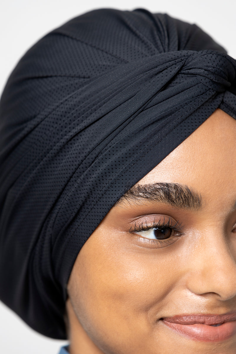 Breeze Sports Turban- Black – Dignitii Activewear