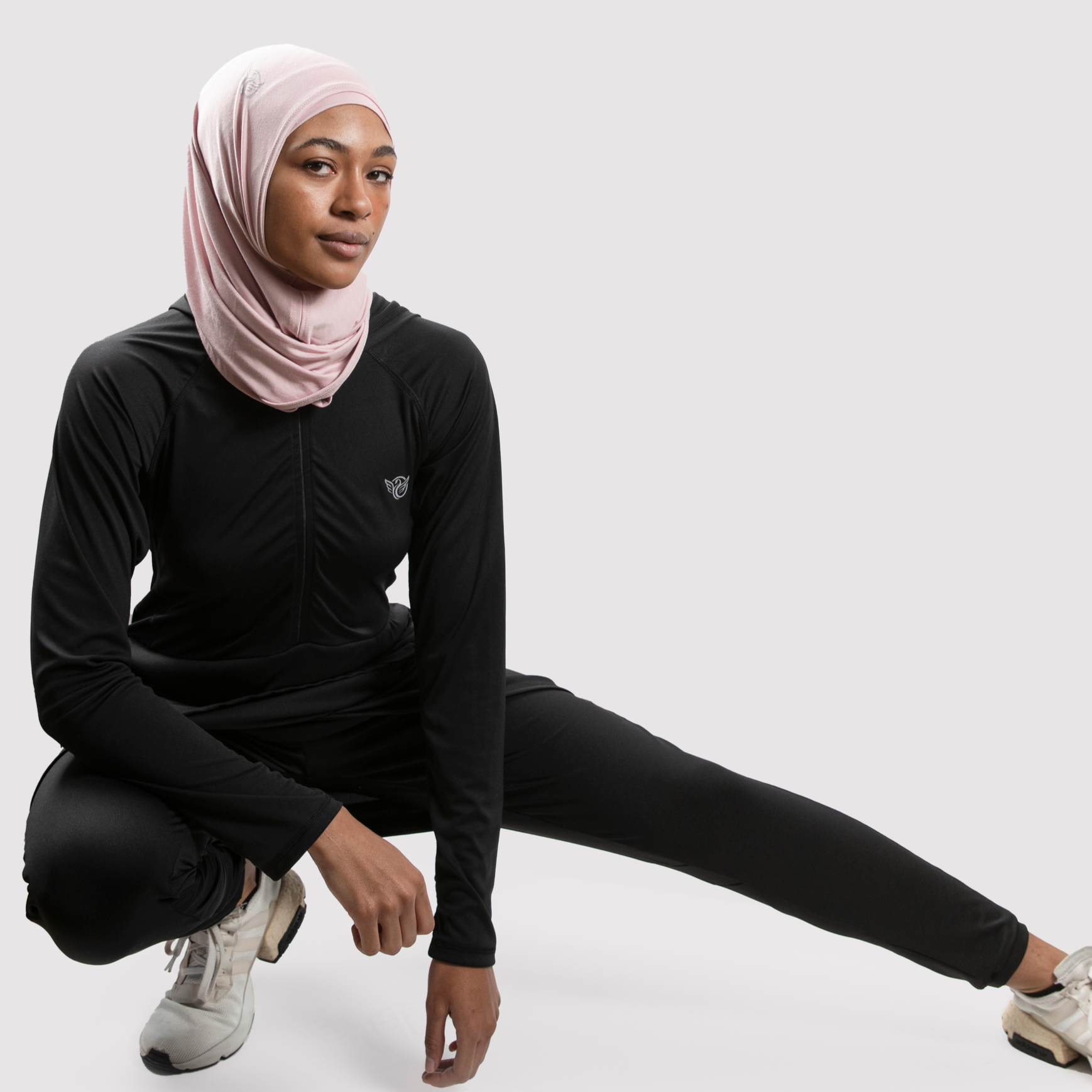 Sports Hijab for Active Hijabi Muslim Women | Grey Breathable Bamboo ...